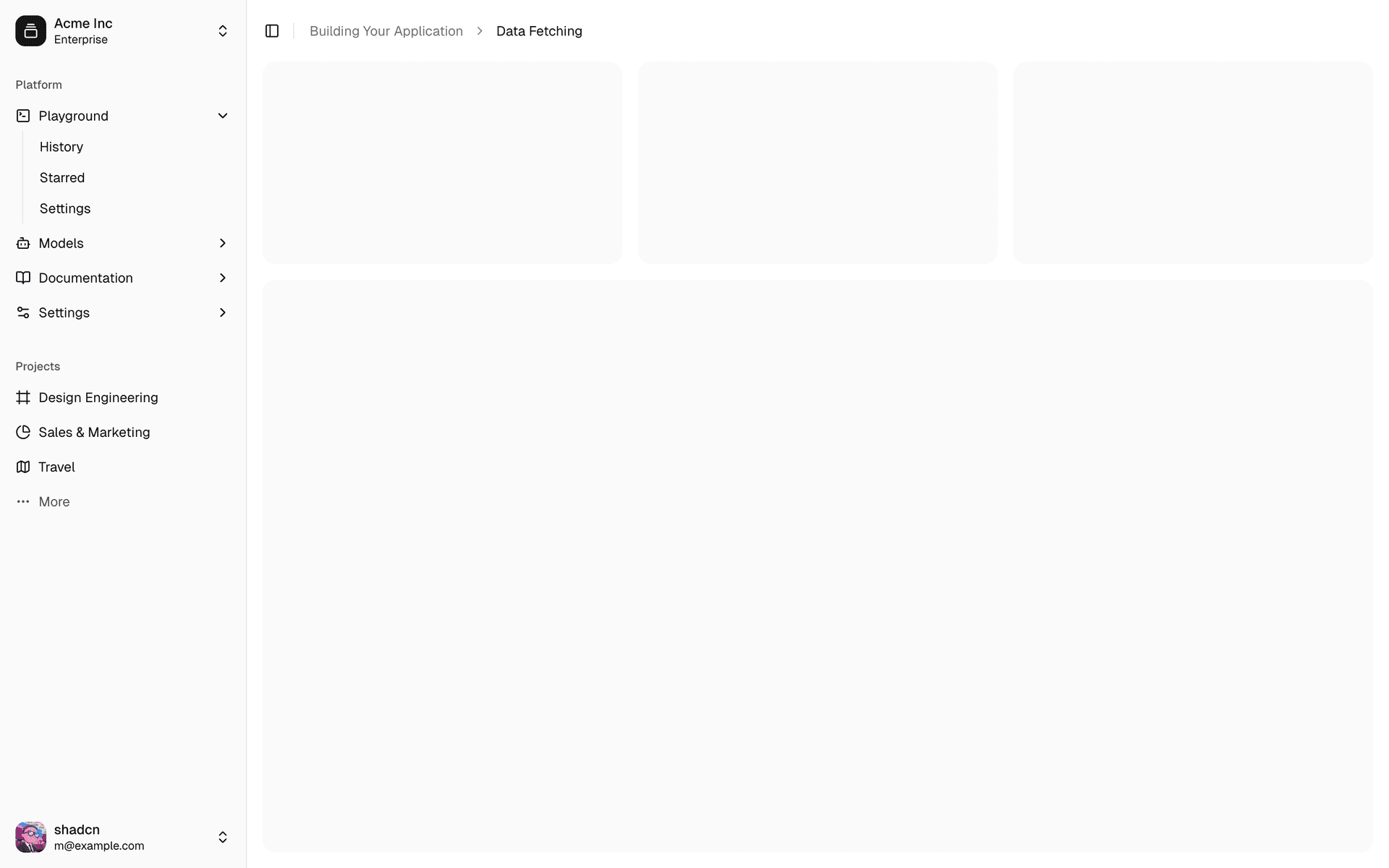 侧边栏 Sidebar - shadcn/ui 中文文档
